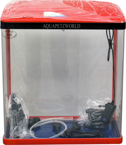 Aquapetzworld SOBO SO-400F Aquarium Fish Tank(30L)-RED Rectangle ...