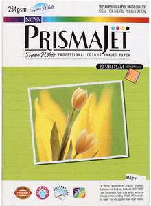 Flipkart.com | NOVA Prismajet Super White Professional Matt 254 gsm A4 ...