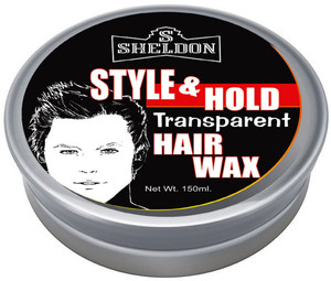 Sheldon Style & Hold Transparent Hair Wax (Wt. 150 ml) Hair Wax - Price ...