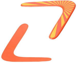 Aeoss V Shaped Boomerang Frisbee Kids Wooden Toy Outdoor Game - V ...