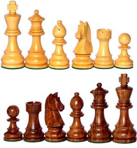 Chessncrafts KING HEIGHT: 3" WOODEN CHESS MEN PIECES COINS SET- PREMIUM ...