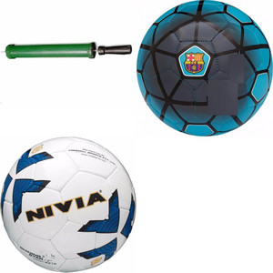 Adi Retail combo of fcb & blue star with air pump Football Kit - Buy ...