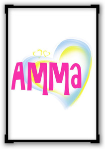Wall Poster Amma Pink Paper Print - Typography posters in India - Buy ...