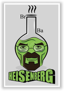 Wall Poster Heisenberg in a Beaker | Breaking Bad Inspired TV Series ...
