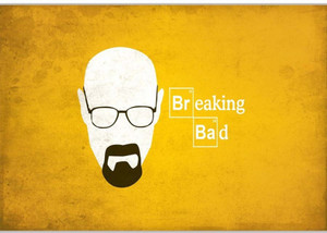 Wall Poster Breaking Bad Yellow Paper Print - TV Series posters in ...