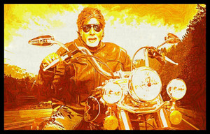 Wall Poster Bollywood Superstar Amitabh Bachchan Paper Print ...