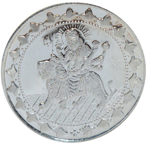 Kataria Jewellers Sherawali Ma S 999 10 g Silver Coin Price in India ...