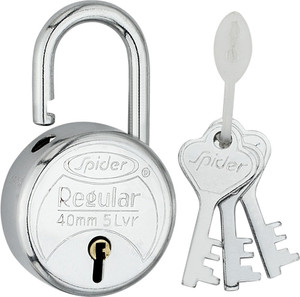 spider Steel Regular Pad Lock 3Key (40mm) (RP40) Padlock - Buy spider ...