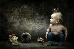Cute Boy Poster for You Bedroom Photographic Paper - Children posters ...