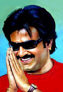 Rajinikanth - A Digital Painting-14 poster on LARGE PRINT 36X24 INCHES ...