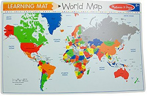 MELISSA & DOUG World Map Learning Write-a-Mat Price in India - Buy ...