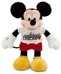 DISNEY Chicago Tee Authentic Mickey Mouse Plush - 17 inch - Chicago Tee ...