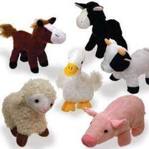 Hunson Trading Company Animal Toys on Amazon - Stuffed Farm Animals - 8 ...