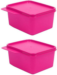 Flipkart.com | TUPPERWARE keeptab smal pink 2 Containers Lunch Box