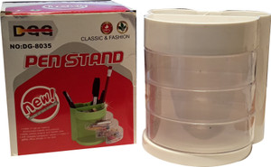 Flipkart.com | 13-HI-13 4 Compartments Plastic Pen Stand - Pen Stand