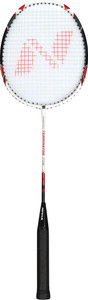 NIVIA Terminator White, Black Strung Badminton Racquet - Buy NIVIA ...