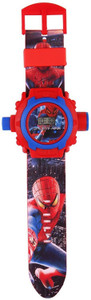 Vente Spider Man Projector Digital Watch With 24 Images for Kids Price ...