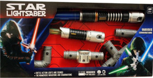 Krypton Star Lightsaber Extension Sword With various Combinations Maces ...