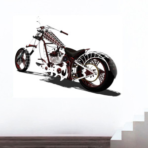 Impression Wall 58 cm Avenger Bike Design Self Adhesive Sticker Price ...