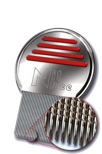 Nit Free Terminator Lice Comb, Professional Stainless Steel Louse and ...