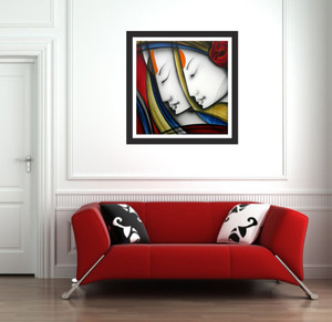 Impression Wall 24 cm Abstract Design Poster Self Adhesive Sticker ...