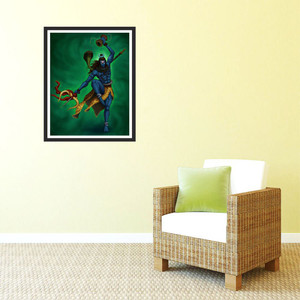 Impression Wall 30 cm Shiv Shankar Design Poster Self Adhesive Sticker ...