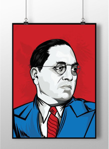 Legendary Ambedkar Wall Poster Fine Art Print - Personalities posters ...