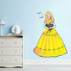 Impression Wall 76 cm Baby Doll Design Self Adhesive Sticker Price in ...