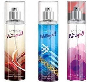 LAYER'R WOTTAGIRL DEEP SPACE FRAGRANT BODY SPLASH + WOTTAGIRL SECRET ...