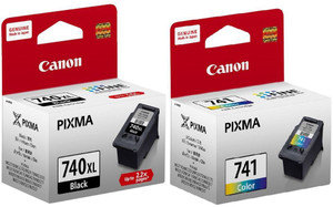 Canon 740 XL & 741 [set of 2] Tri-Color Ink Cartridge - Canon ...