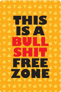 [MY HOME]bull shit Poster(POSTER SIZE 30cm X 45cm) Paper Print ...