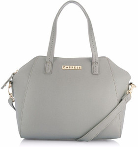 Buy Caprese Women Grey Satchel Grey Online @ Best Price in India ...