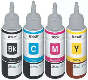 Epson Original Ink For L110, L220, L210, L360, L365, L555, L565, (1 Set ...