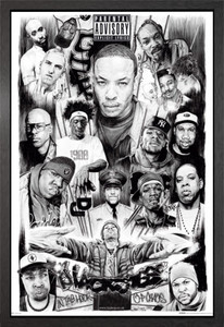 Rap Gods 2 Framed Maxi Poster Paper Print - Music posters in India ...