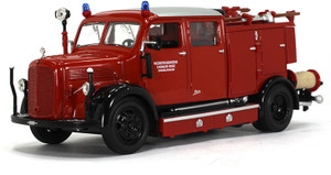 Road Signature 1950 Mercedes-Benz Tlf-15 Fire engine 1:43 Yatming ...