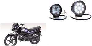 AUTOGARH Round Led 169 for Splendor Pro Back Up Lamp Motorbike LED for ...
