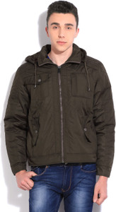 Fort Collins Full Sleeve Solid Men Jacket - Buy BROWN Fort Collins Full ...