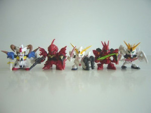 Bandai Sd Gundam Gashapon Warrior Next03 All Five Gundlander Hg All ...