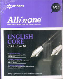 All in One ENGLISH CORE CBSE Class 11th 2017-18 (Old Edition): Buy All ...