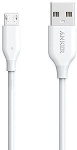 Anker Micro USB Cable 2 A 3 m A8132H21-WHITE - Anker : Flipkart.com