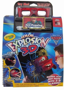 DISNEY Pixar Cars 2 Color Explosion 3D Marker Set - Pixar Cars 2 Color ...