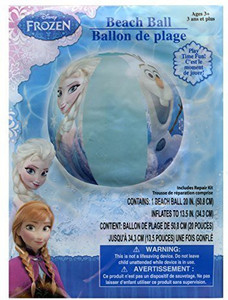 DISNEY Frozen Elsa Anna And Olaf Inflatable Beach Ball 20 Inch - Frozen ...