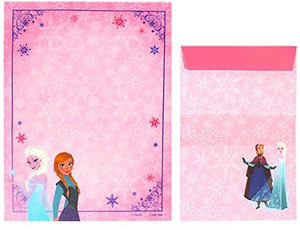 Sanrio Disney Ana And The Snow Queen Letter Tracing Paper With Anna And ...