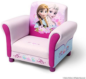 DISNEY Childs Frozen Anna & Elsa Arm Chair Upholstered Sofa Room Decor ...