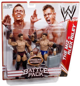 MATTEL Wwe Battle Pack: Alex Riley Vs. The Miz Figure 2-Pack Series 13 ...