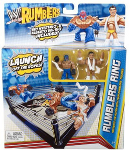 MATTEL Wwe Rumblers Ring Rey Mysterio And Alberto Del Rio Playset - Wwe ...