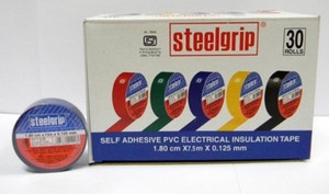 Steelgrip PVC Tape Self Adhesive Pvc Electrical Insulation Tape -(Pack ...