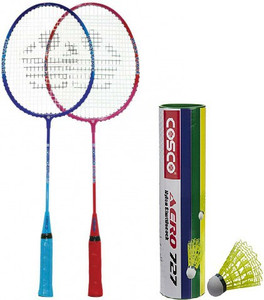 COSCO Combo of Three, Two 'Cb 80 ' Badminton Racquet (Cover Orange ...