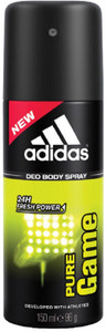 ADIDAS Pure Game Deodorant Body Spray Deodorant Spray - For Men - Price ...