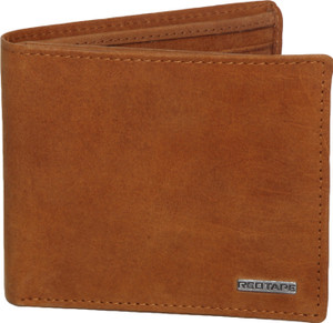 RED TAPE Men Brown Genuine Leather Wallet TAN - Price in India ...